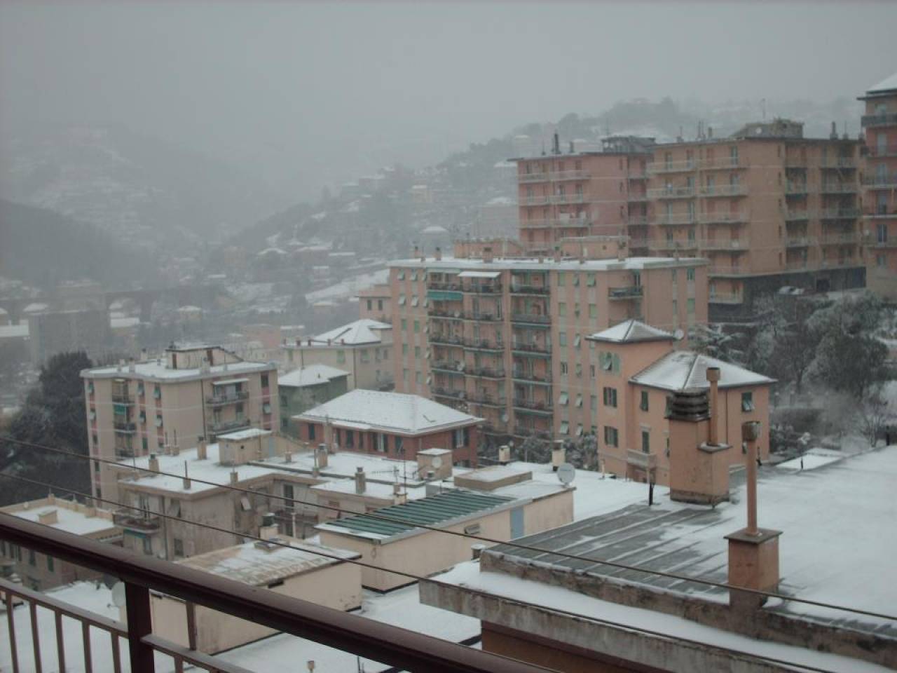 Neve a Genova: aggiornamenti dalla Liguria « 3B Meteo