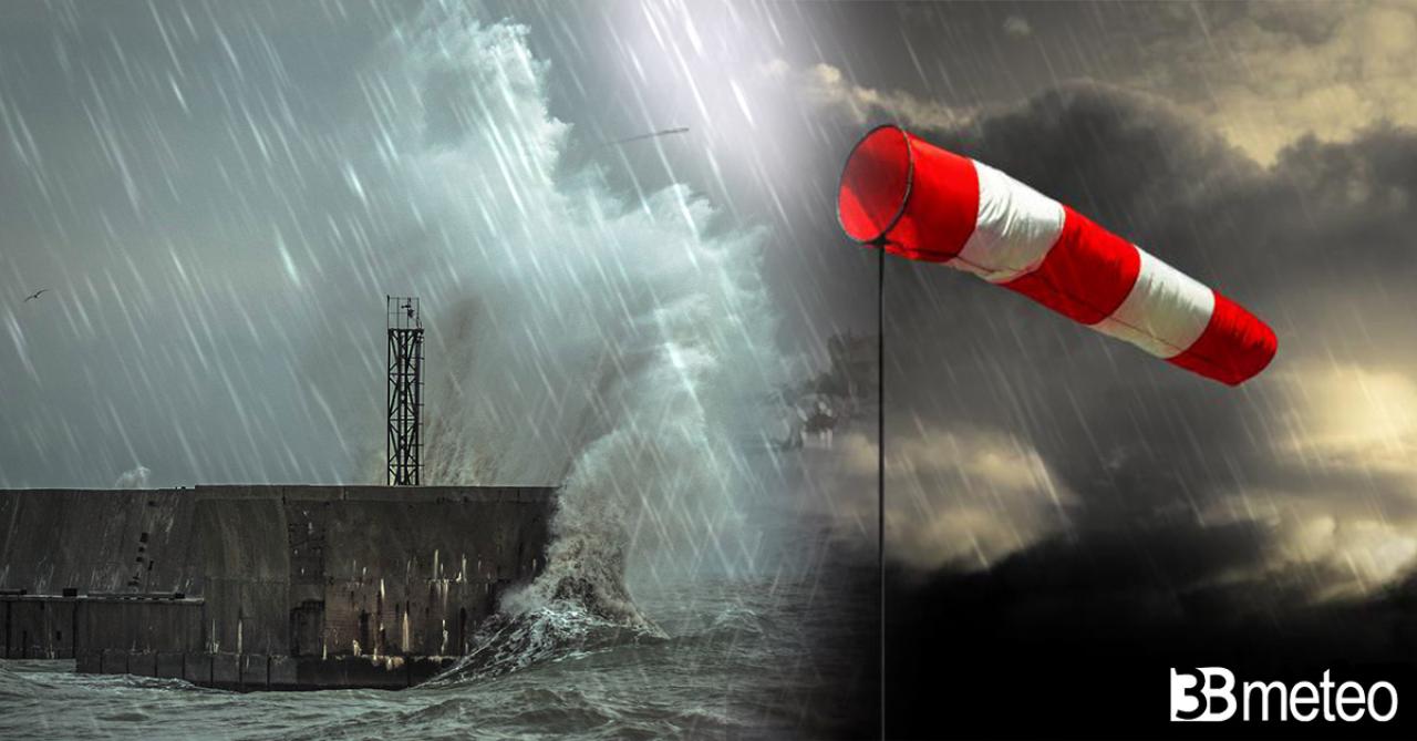 Cronaca meteo. Il ciclone Harry entra nel vivo, maltempo estremo, venti ...