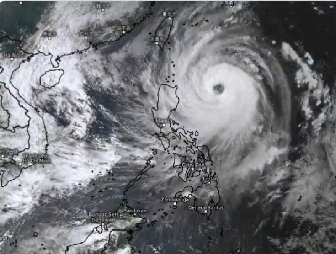 Cronaca meteo. Il tifone Kong-Rey flagella Taiwan e punta la Cina ...