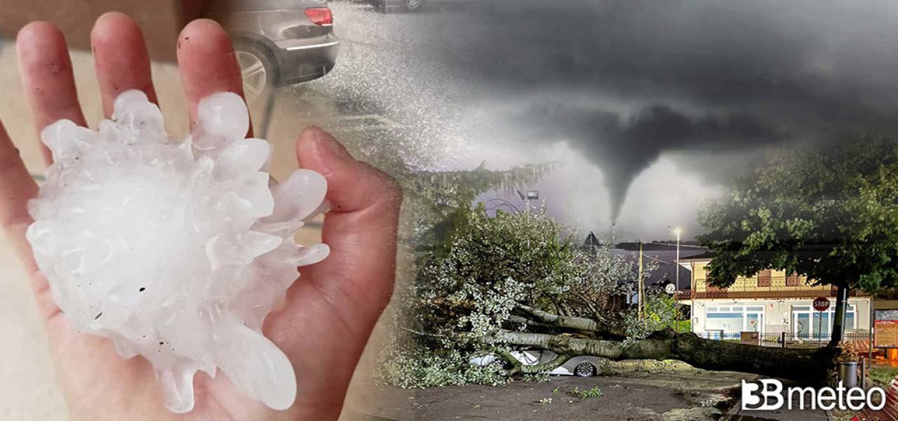 Big tornado hits near Milan today « 3B Meteo