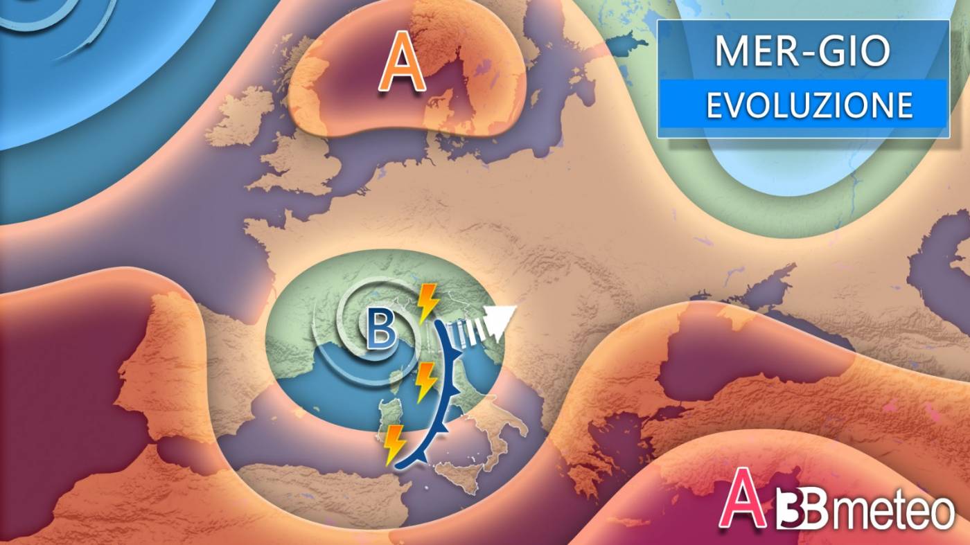 Meteo. Prossimi giorni con nuovi rovesci e temporali su diverse zone ...