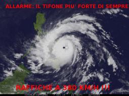 ALLARME FILIPPINE: arriva Haiyan, il Super Tifone più forte dell'era ...
