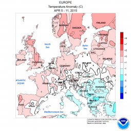 Clima Europa: settimana 5-11 Aprile fresca e piovosa sui Balcani « 3B Meteo