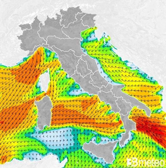 Avviso Meteo - Il ciclone Harry causerà la peggiore burrasca degli ...