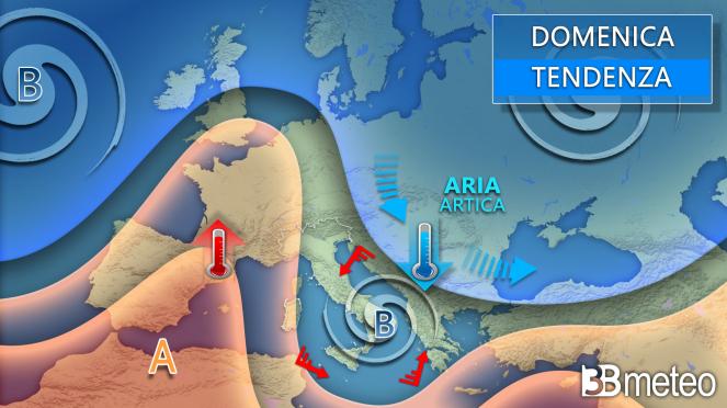 Meteo - Secondo weekend di febbraio con vortice freddo. Porterà pioggia ...