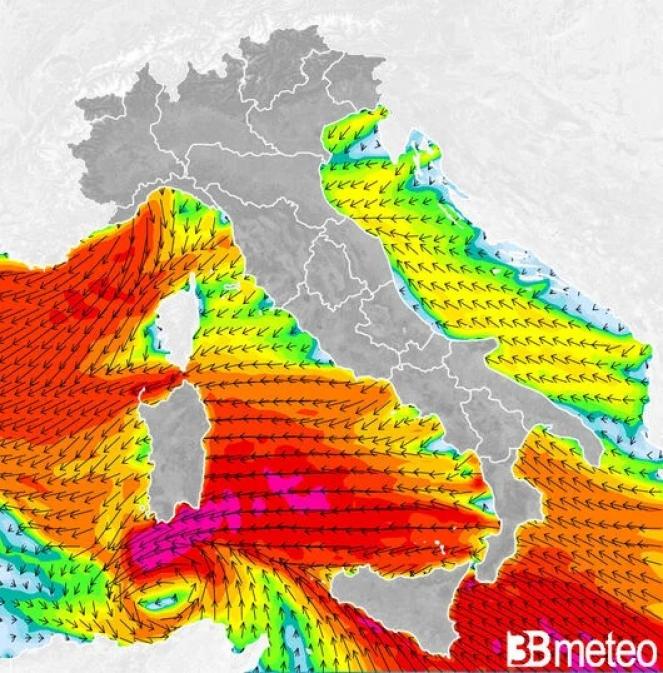 Avviso Meteo - Il ciclone Harry causerà la peggiore burrasca degli ...