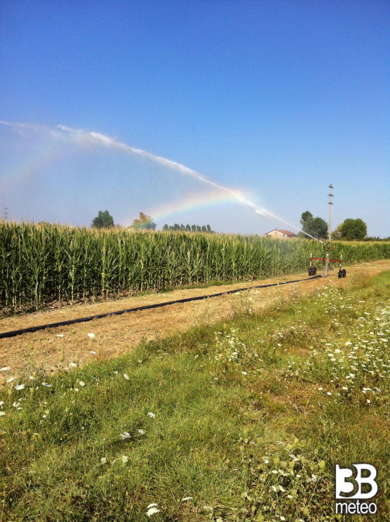 Foto Meteo: Pioggia Artificiale Con Arcobaleno « 3B Meteo