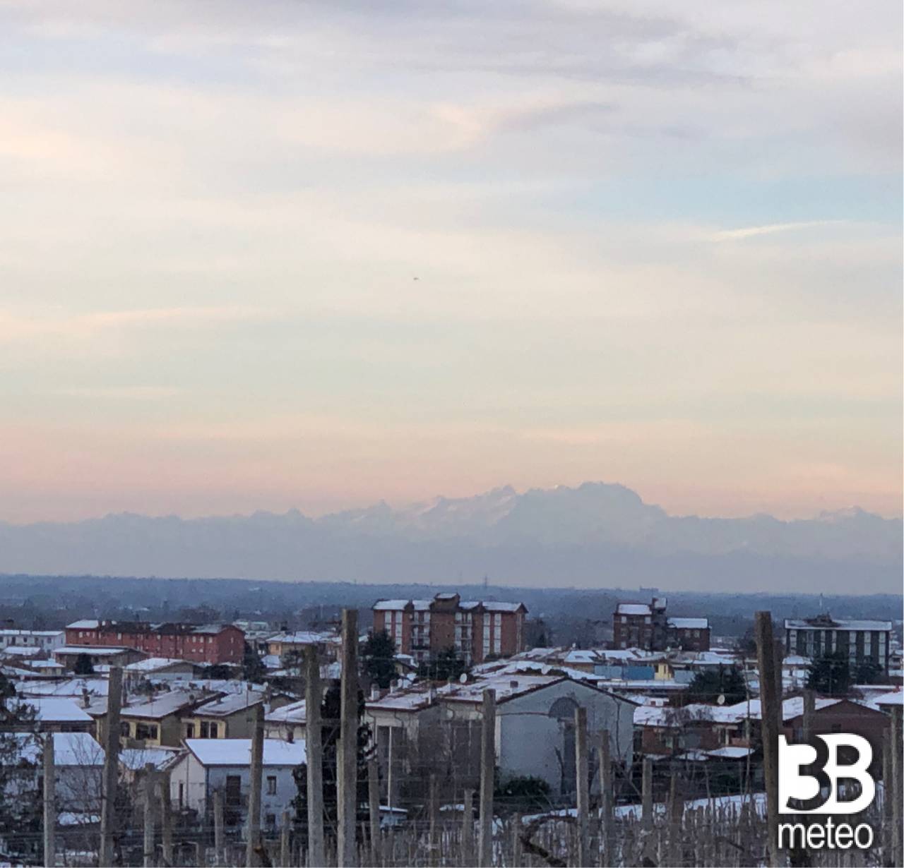 Foto Meteo: Il Monte Rosa Alle Spalle Di Broni « 3B Meteo