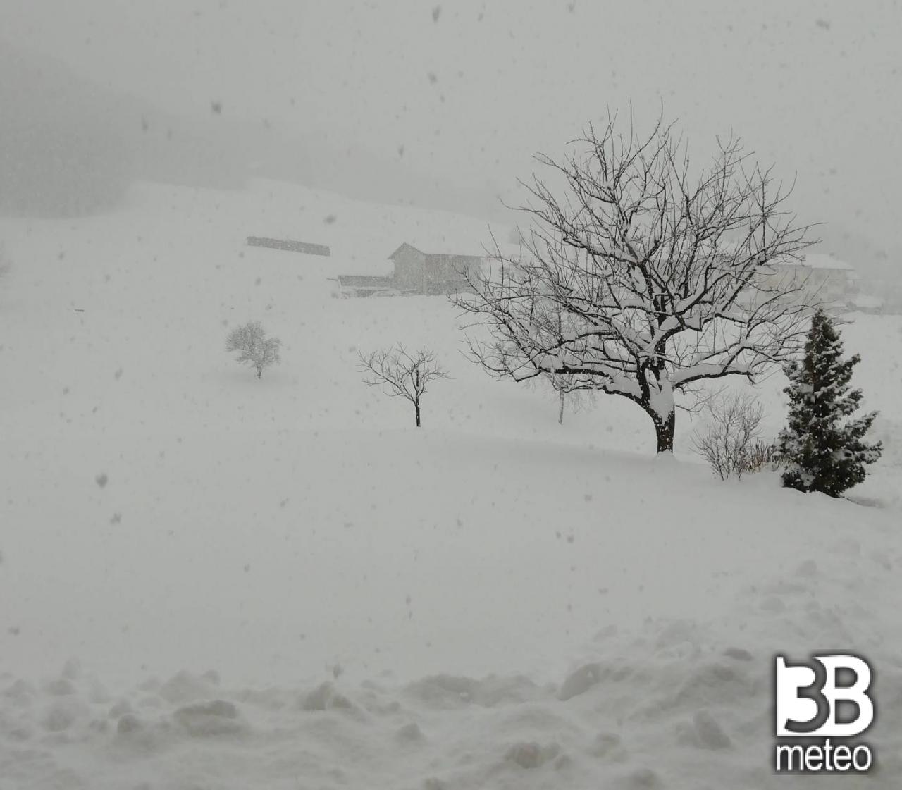 Foto Meteo: Nevica Forte Sui Pianai « 3B Meteo