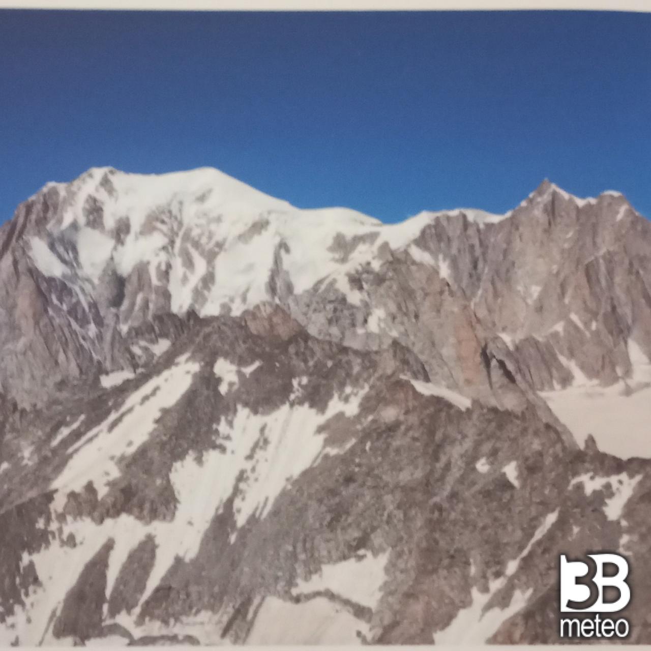 Foto Meteo: Monte Bianco Con Monte Maudit « 3B Meteo