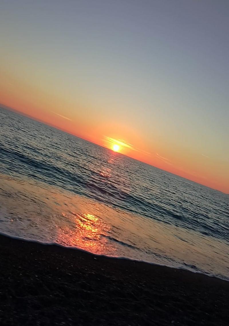 Foto Meteo: Bellissimo Tramonto Dalla Spiaggia Di Scalea « 3B Meteo