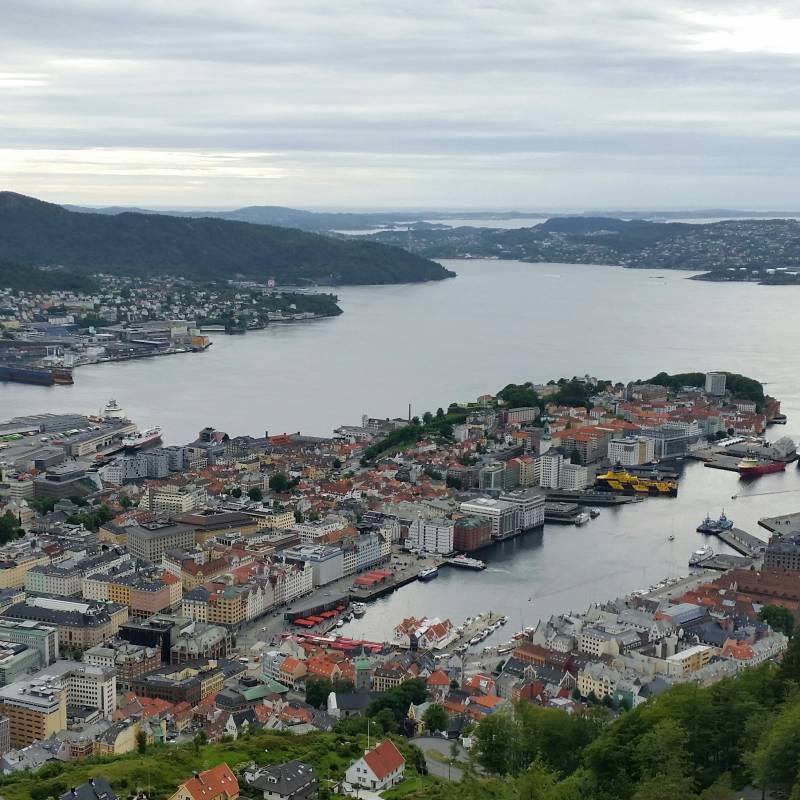 Foto Meteo: Bergen Dall'alto « 3B Meteo
