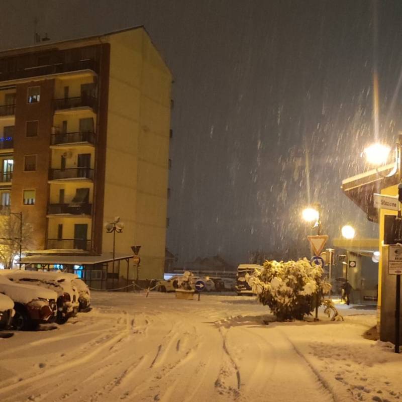 Foto Meteo: Villastellone, Finalmente Una Vera Nevicata. « 3B Meteo